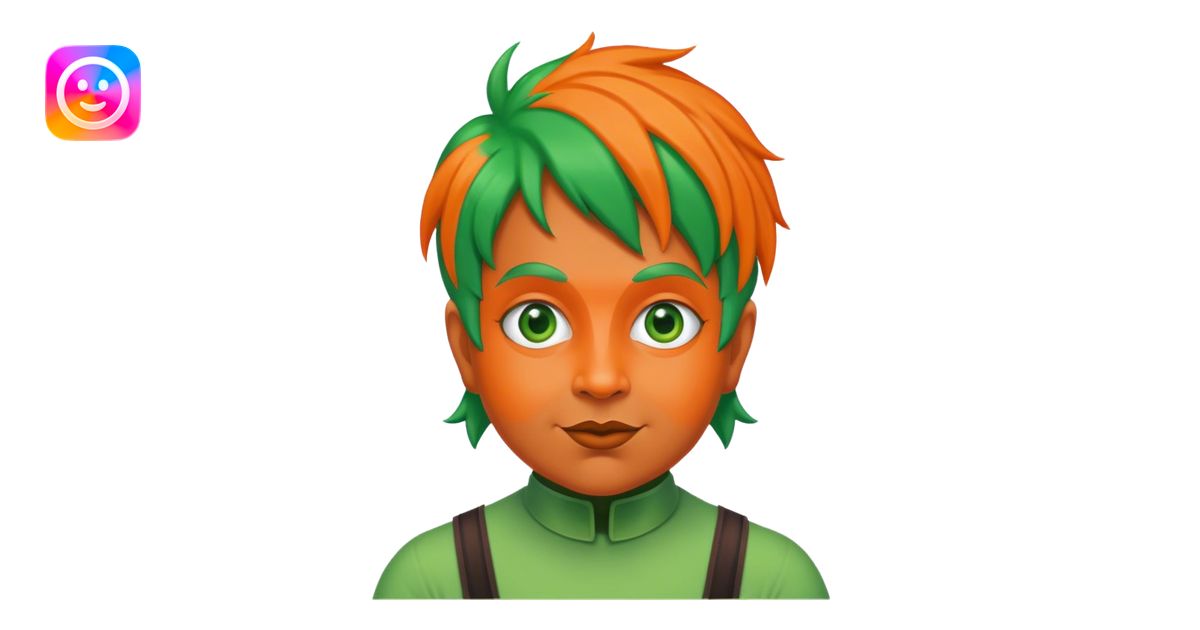 Oompa Loompa from Willy Wonka emoji | AI Emoji Generator