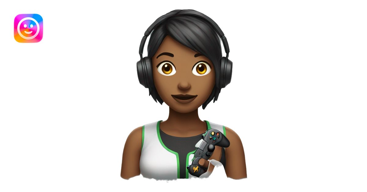 gamer girl emoji | AI Emoji Generator