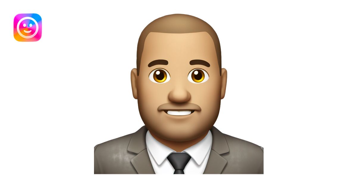 fat italian business man, with brown buzz cut and a stubbled beard ...