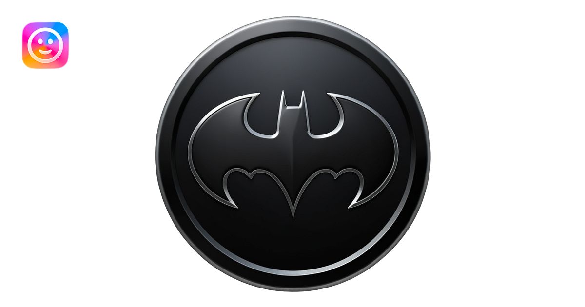 the dark knight batman symbol emoji | AI Emoji Generator