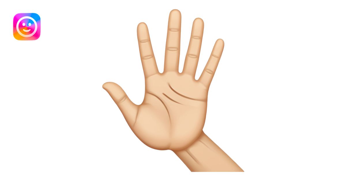 hand waving goodbye emoji | AI Emoji Generator