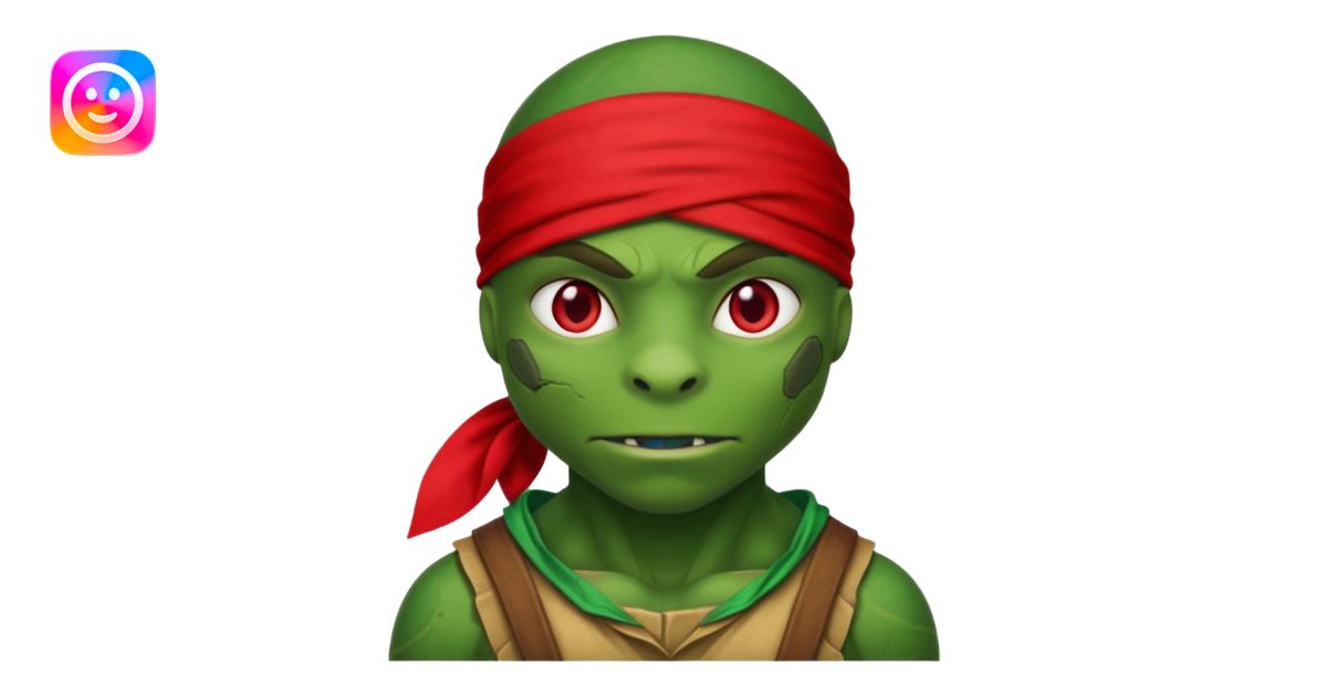 Teenage mutant emoji | AI Emoji Generator