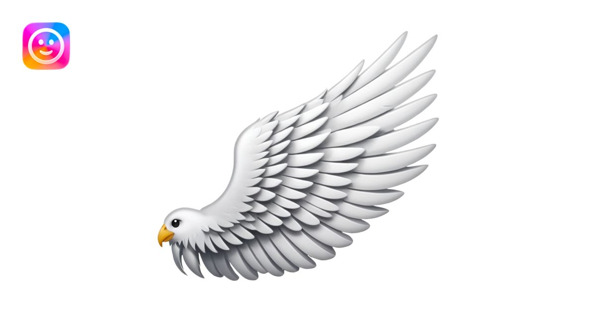 wing emoji | AI Emoji Generator