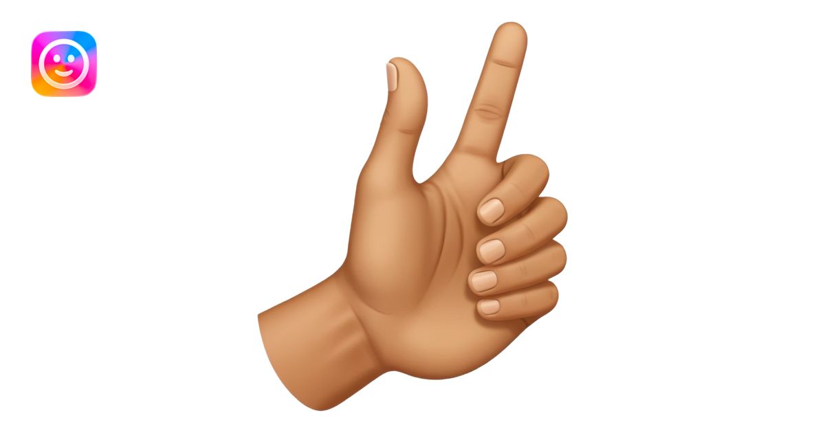 Half-raised thumb emoji | AI Emoji Generator
