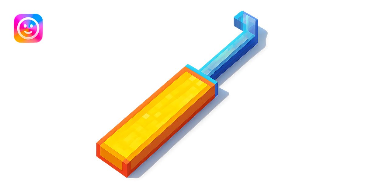 lockpick, voxel art, Minecraft look, metallic 3D illustration | AI ...