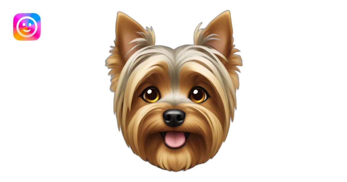 yorkshire terrier dog emoji | AI Emoji Generator