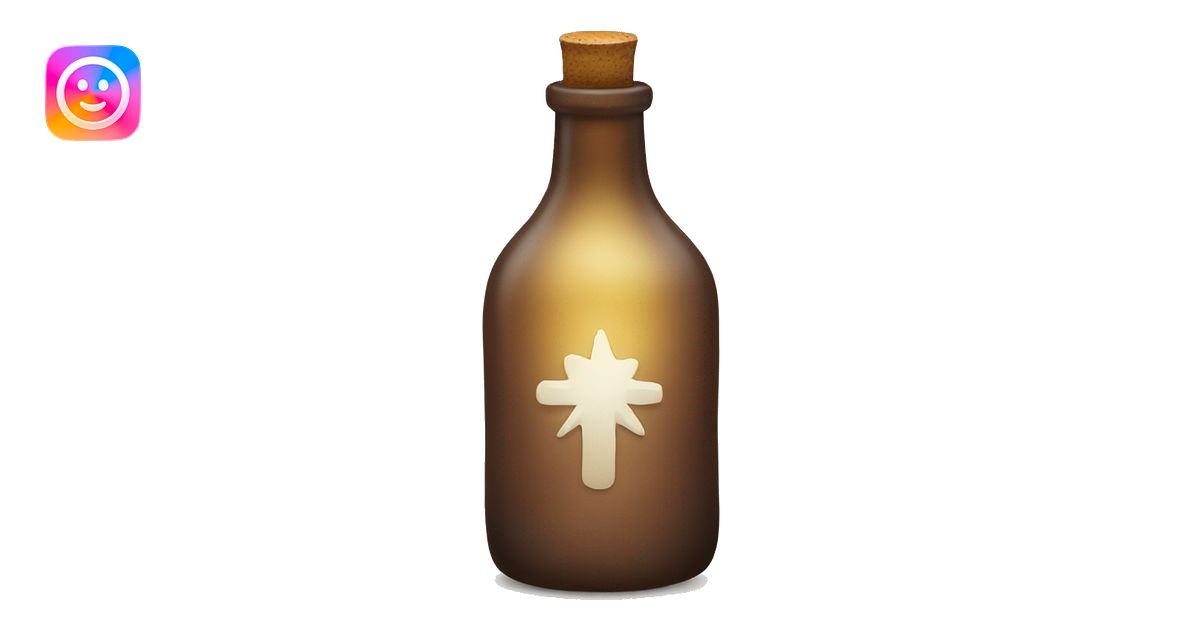 Spiritual bottle emoji | AI Emoji Generator