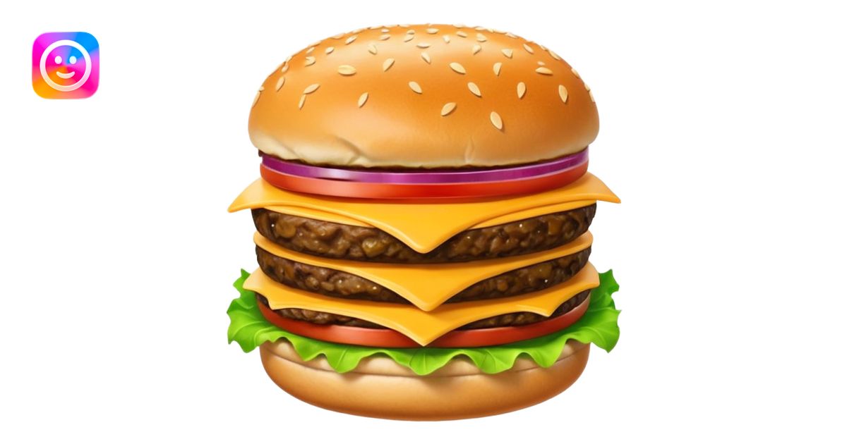Hamburger emoji | AI Emoji Generator