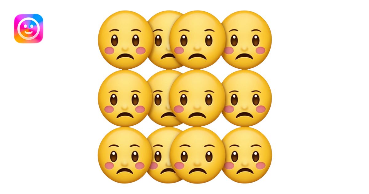 Create emoticons for me with a face in different emotions, these are ...