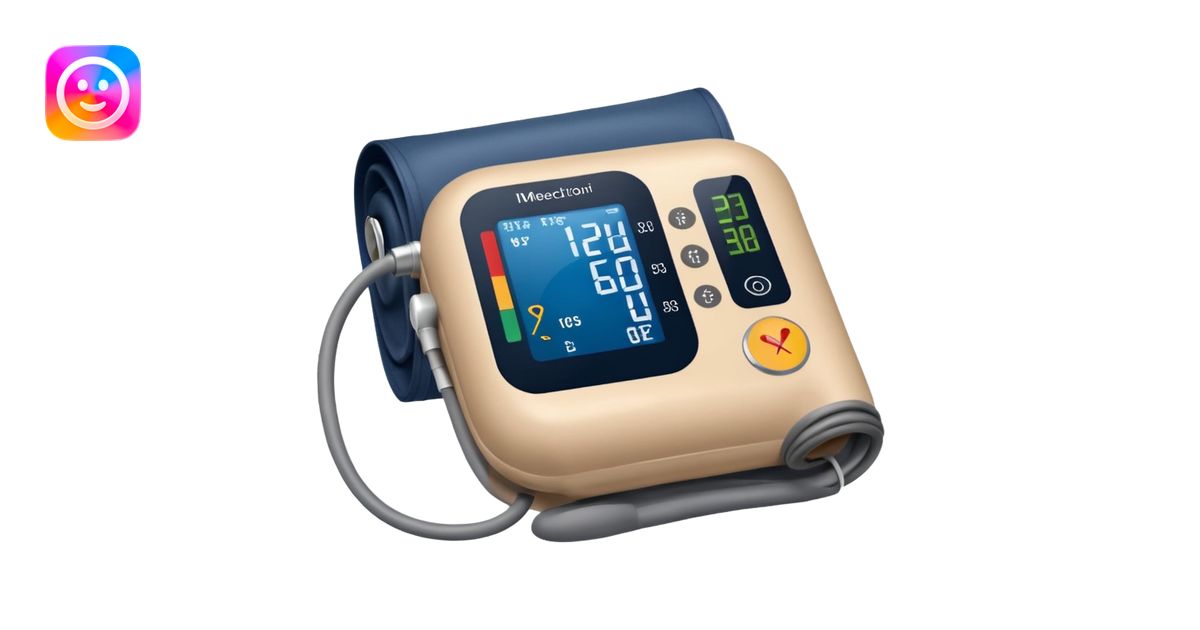 blood pressure cuff on upper arm emoji | AI Emoji Generator