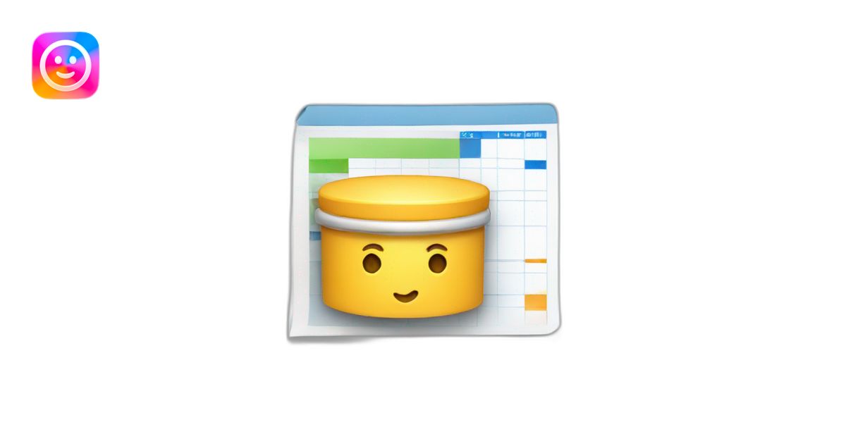 database and calendar emoji | AI Emoji Generator