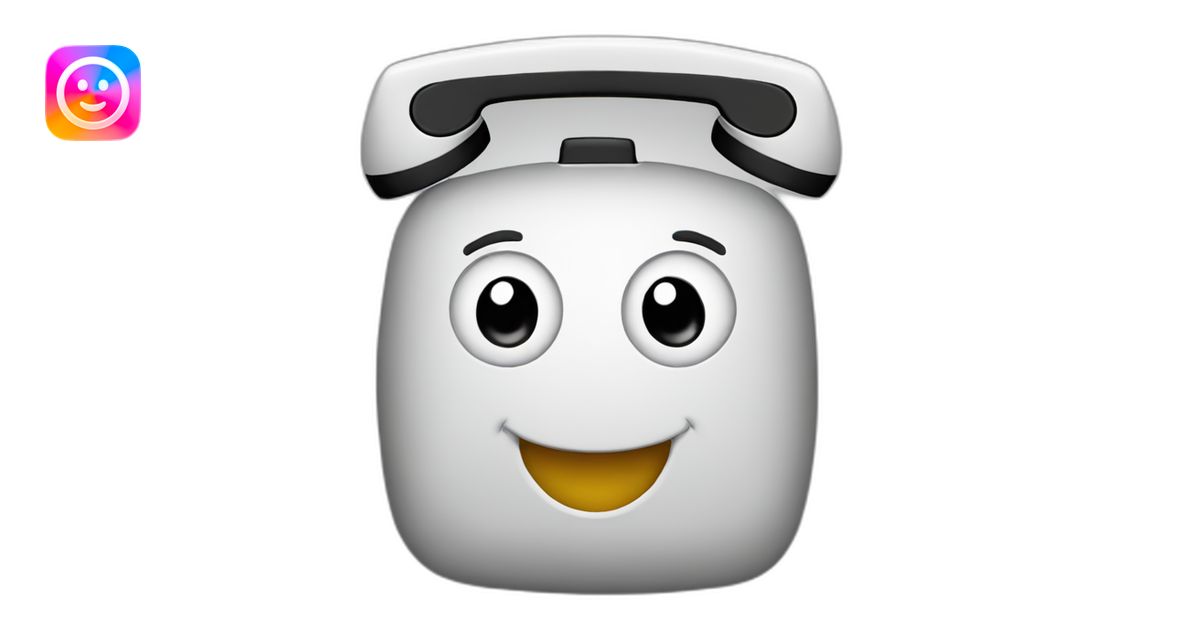 happy phone face emoji | AI Emoji Generator