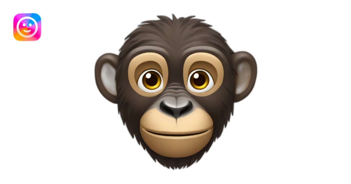Un singe qui est choqué emoji | AI Emoji Generator