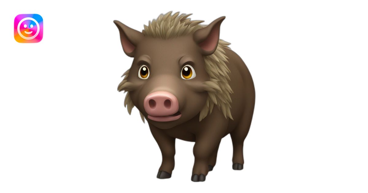 boar emoji | AI Emoji Generator