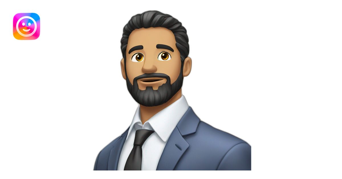 meme man in formal attire emoji | AI Emoji Generator