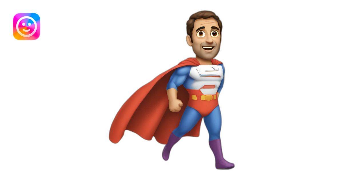 Rahul Gandhi super man emoji | AI Emoji Generator