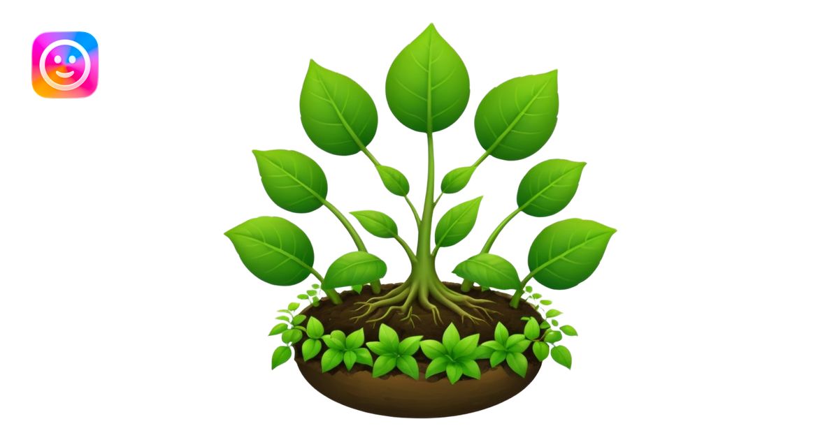 a regenerative visual with plants and cycle of growth and circles emoji ...