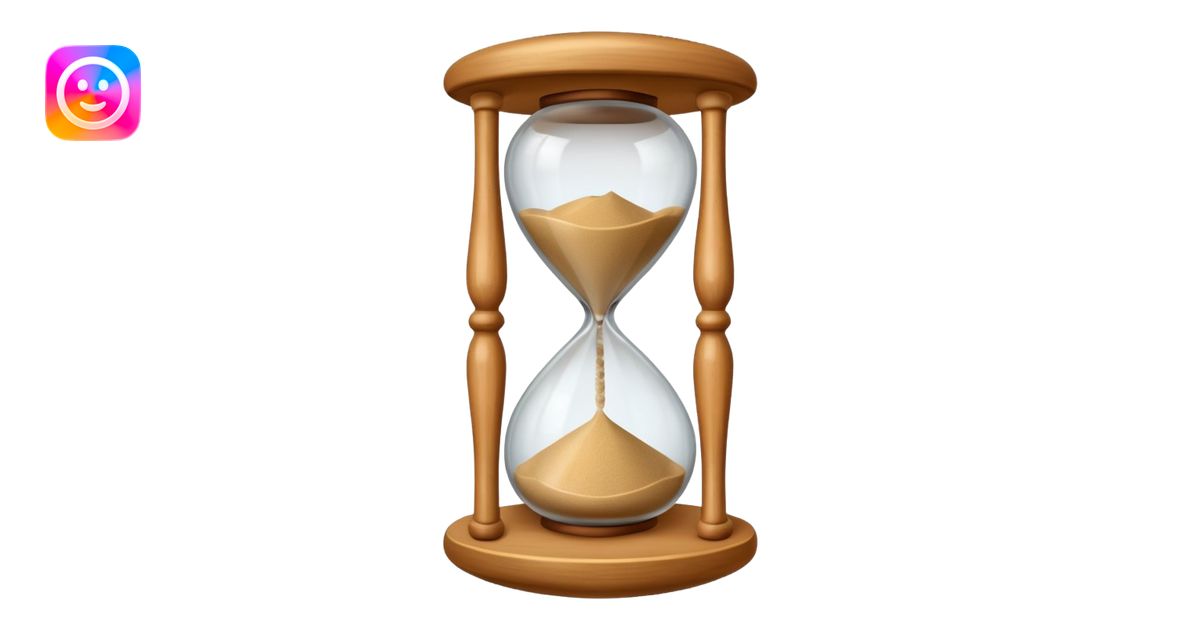 sand timer 3d emoji | AI Emoji Generator