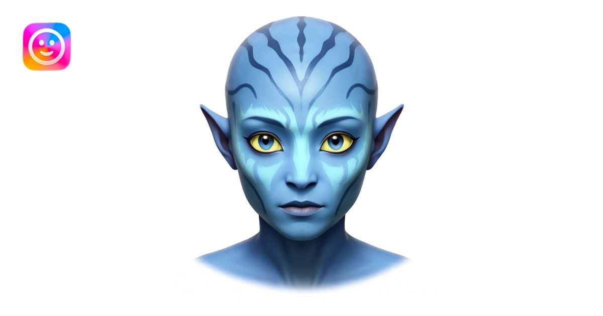 As an Avatar Na’vi emoji | AI Emoji Generator