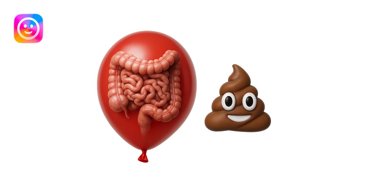 intestino umano anatomico chiuso in un palloncino rosso che simboleggia ...