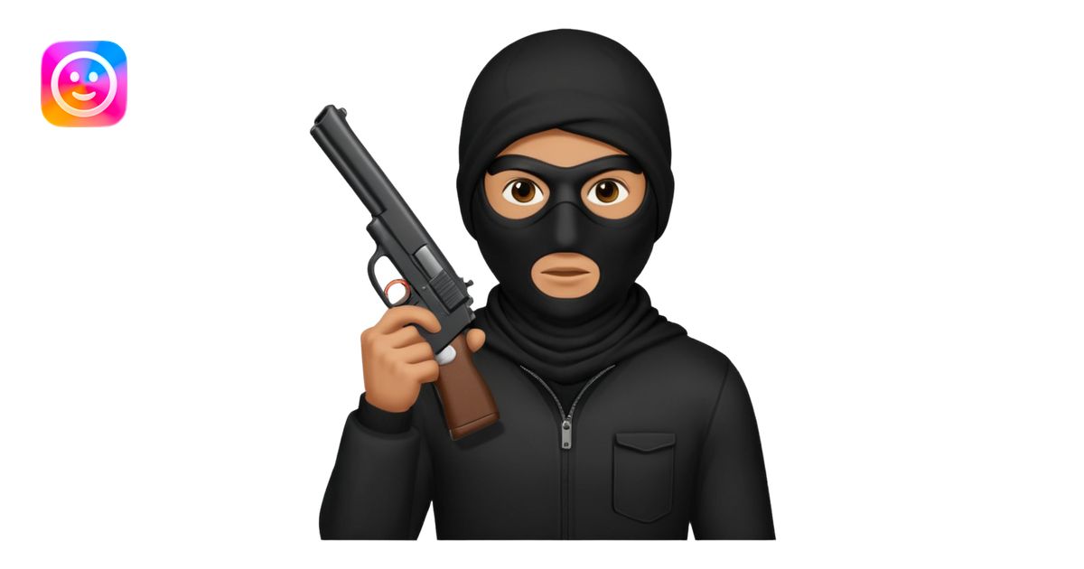 Create a robber emoji | AI Emoji Generator