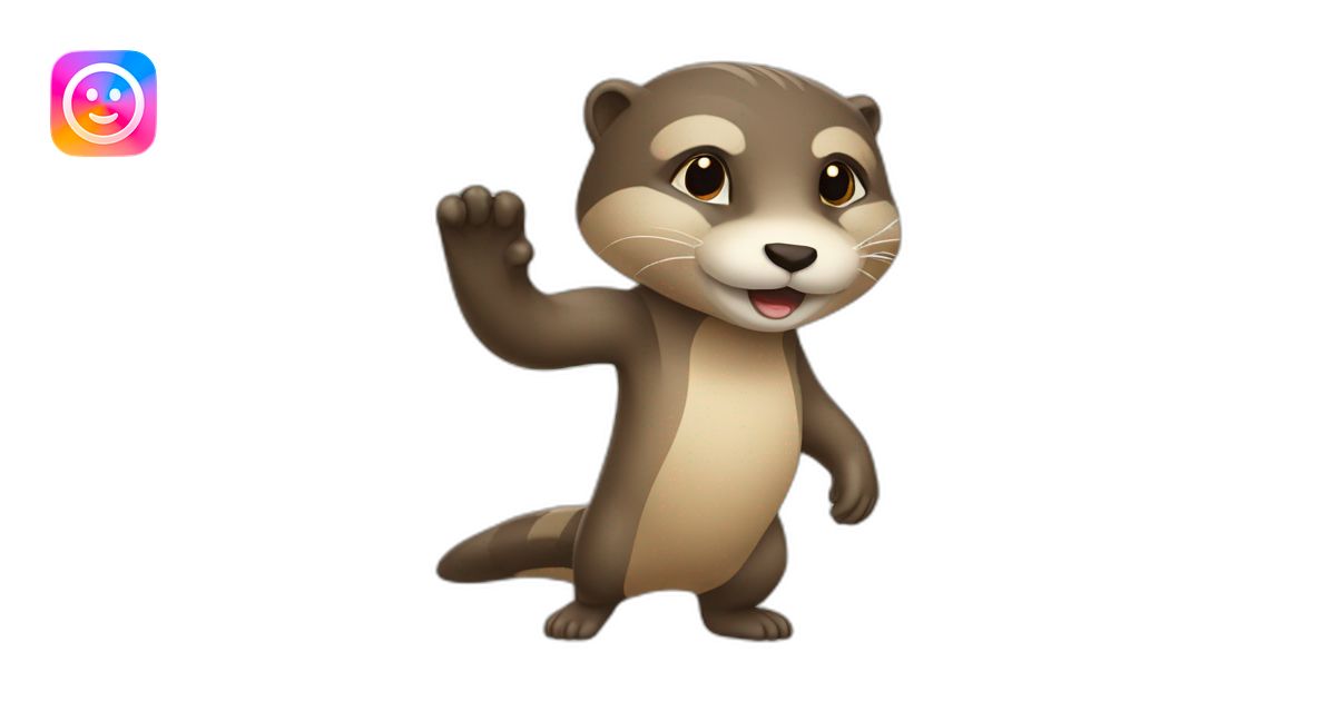 Loutre qui joue au foot emoji | AI Emoji Generator
