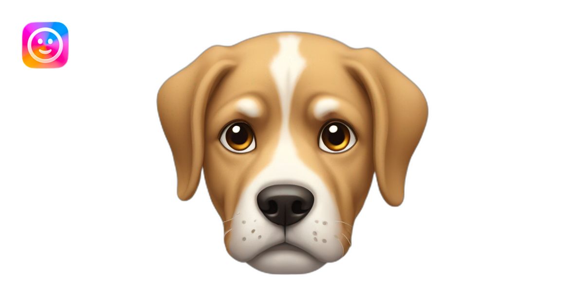 Perro triste emoji | AI Emoji Generator