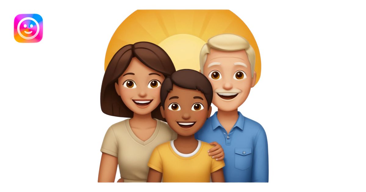 light full body family emoji | AI Emoji Generator