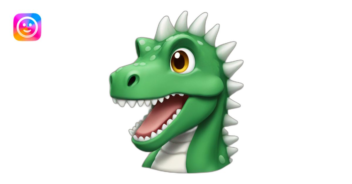 denver the dino emoji | AI Emoji Generator
