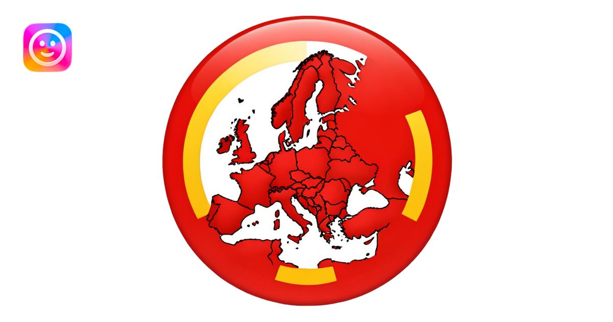 Europe map point emoji | AI Emoji Generator