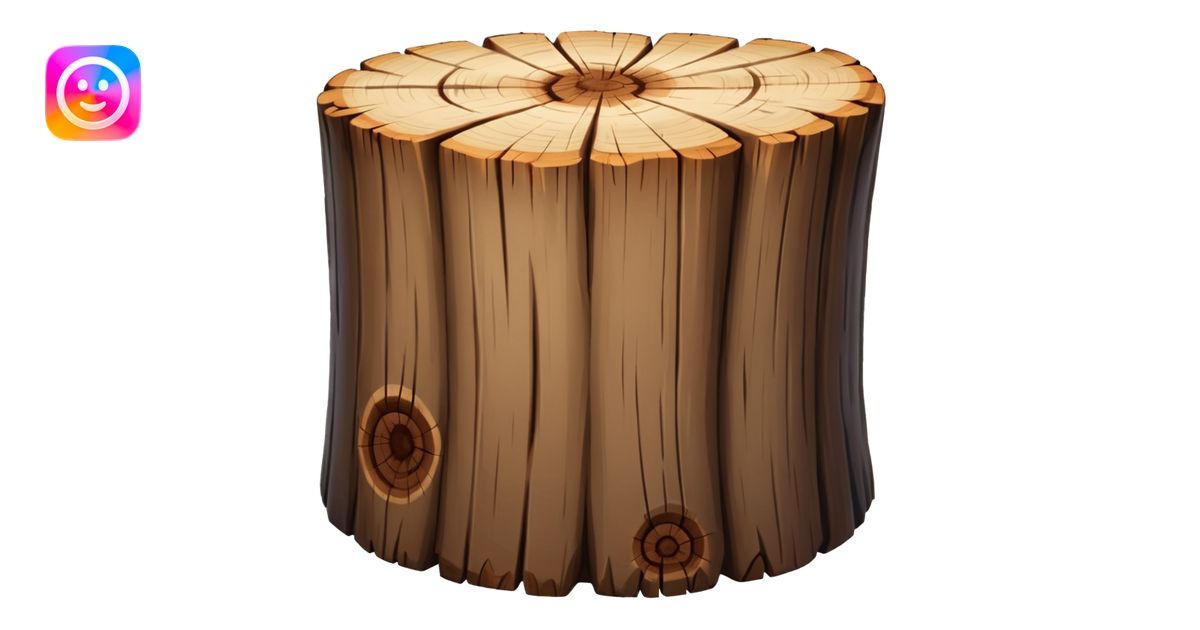 wood log emoji | AI Emoji Generator