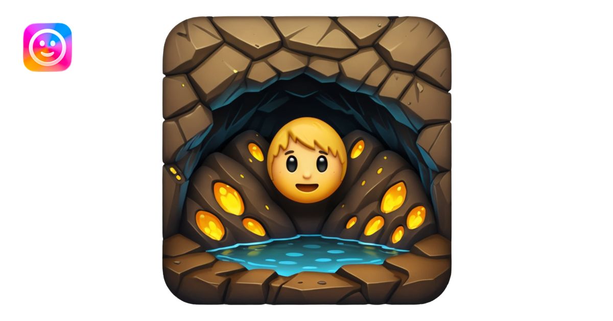 muddy cave emoji | AI Emoji Generator