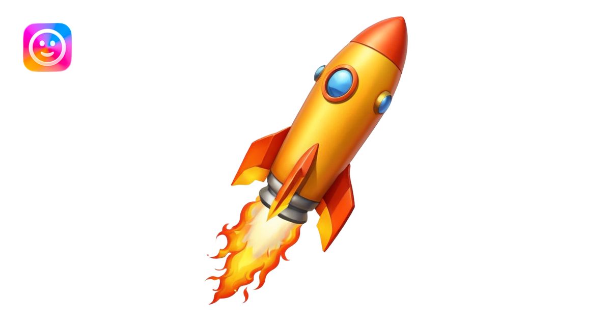 rocket launch emoji | AI Emoji Generator