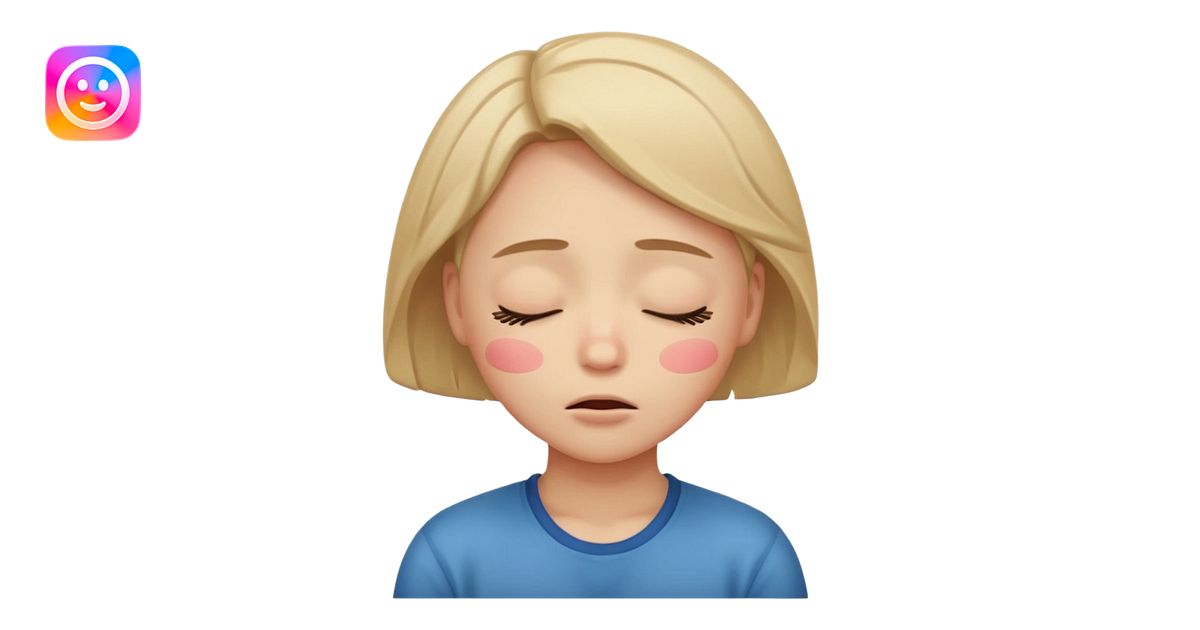 embarrassed, blushing, with closed eyes, and shaped like a traditional ...