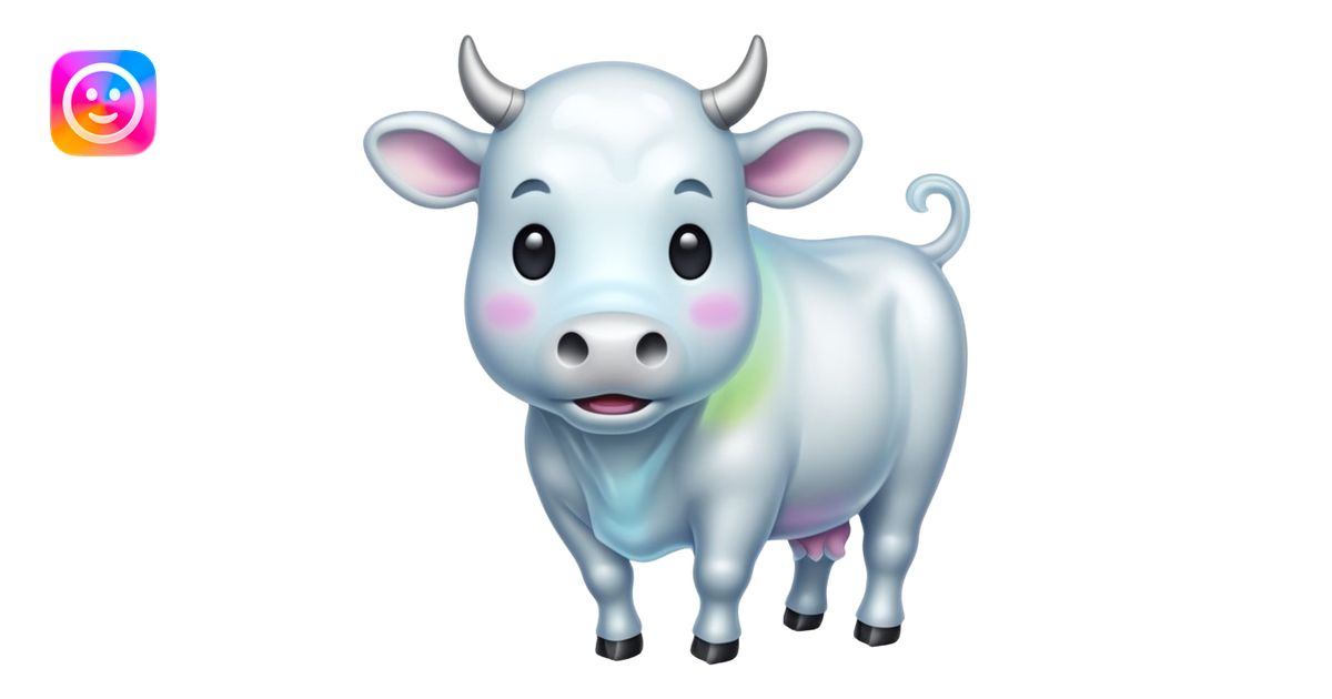 ghost cattle emoji | AI Emoji Generator