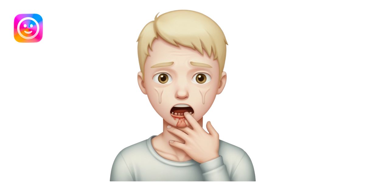 Self choking emoji | AI Emoji Generator