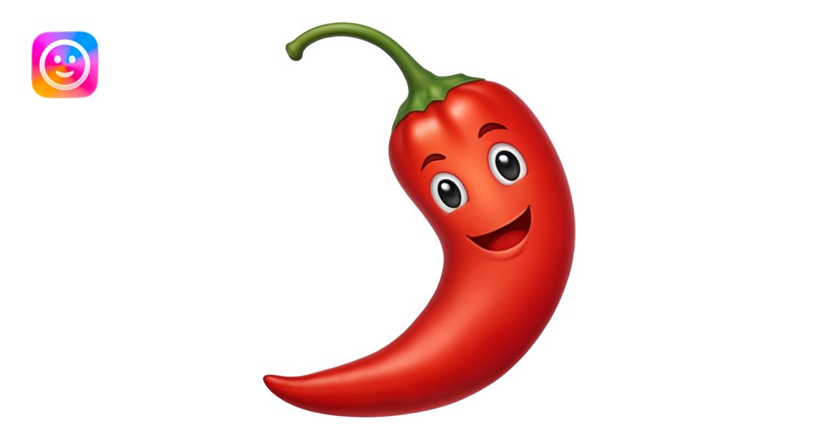 red hot chilli pepper emoji | AI Emoji Generator