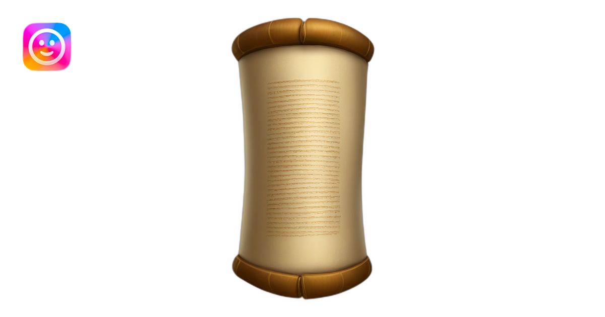 Torah scroll emoji | AI Emoji Generator