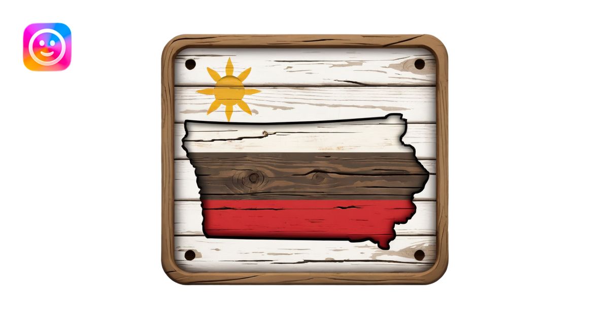 letrero que diga IOWA emoji | AI Emoji Generator