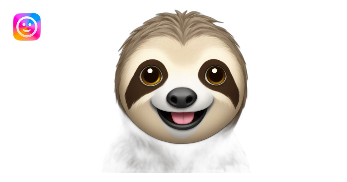 Sloth emoji | AI Emoji Generator