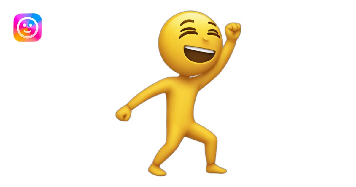 Humain faisant un dab emoji | AI Emoji Generator