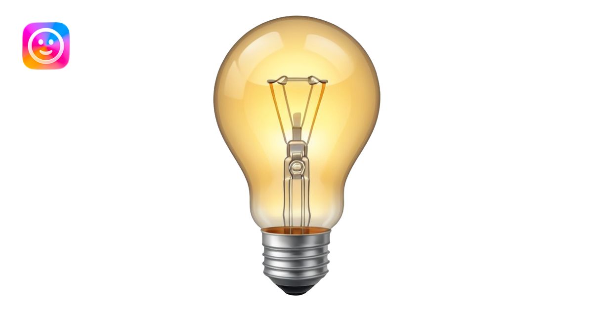 light bulb emoji | AI Emoji Generator
