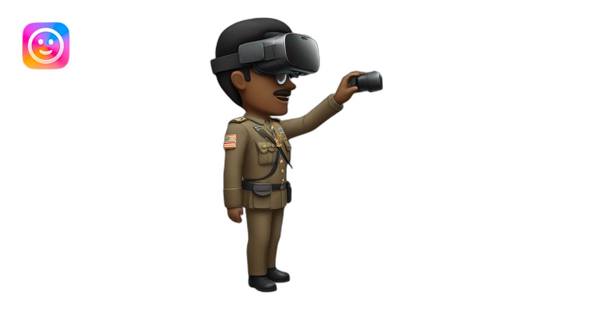 general from the side wearing oculus quest emoji | AI Emoji Generator