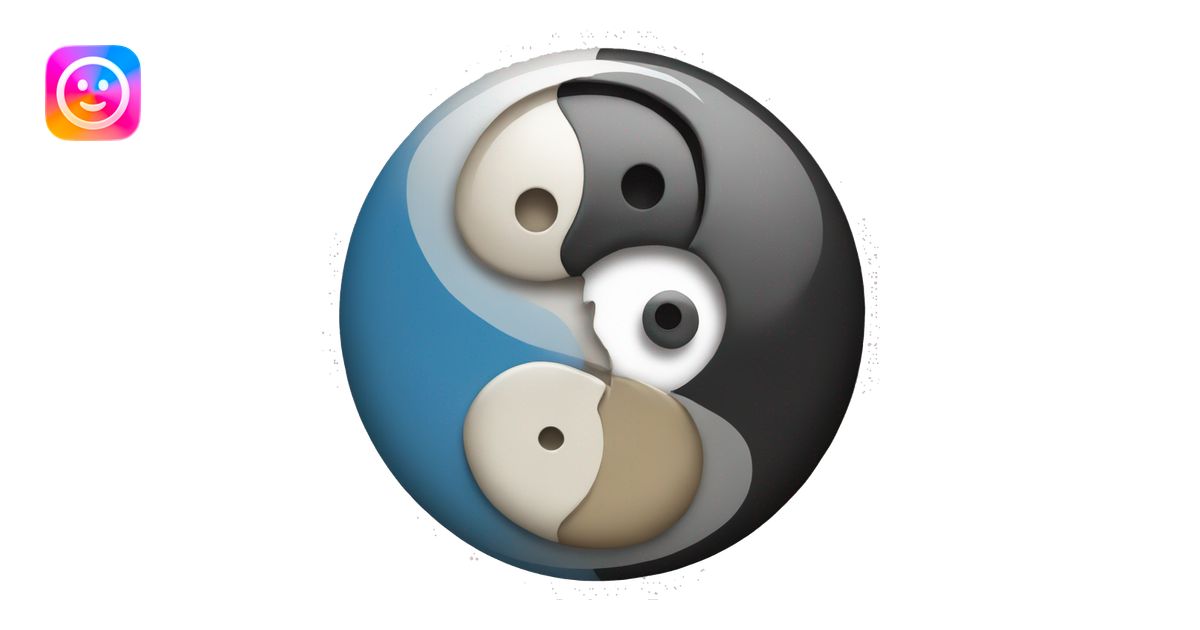 yin-yang emoji | AI Emoji Generator