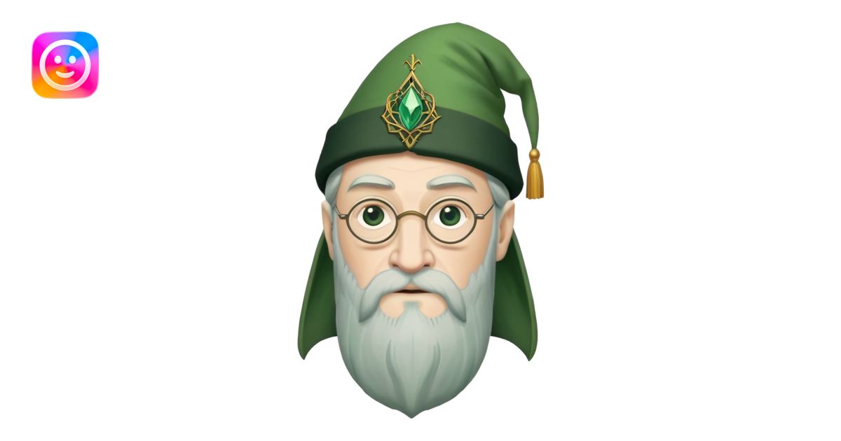 albus dumbledore from harry potter with green Dumbledore’s cap and ...
