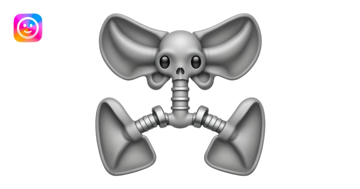 Ayudame a crear un emoji de pelvis pero en emoji pequeño para compañar ...