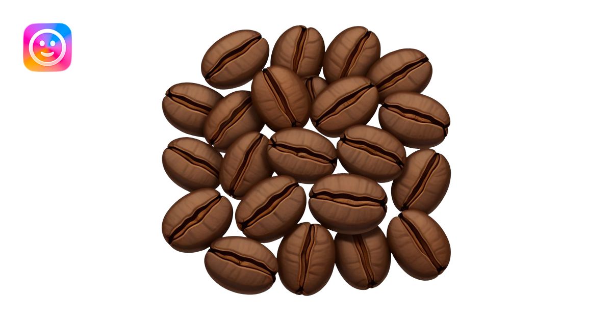 beans COFFEE emoji | AI Emoji Generator