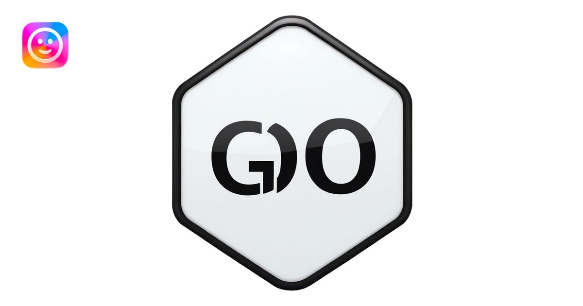 octagon sign that says go emoji | AI Emoji Generator