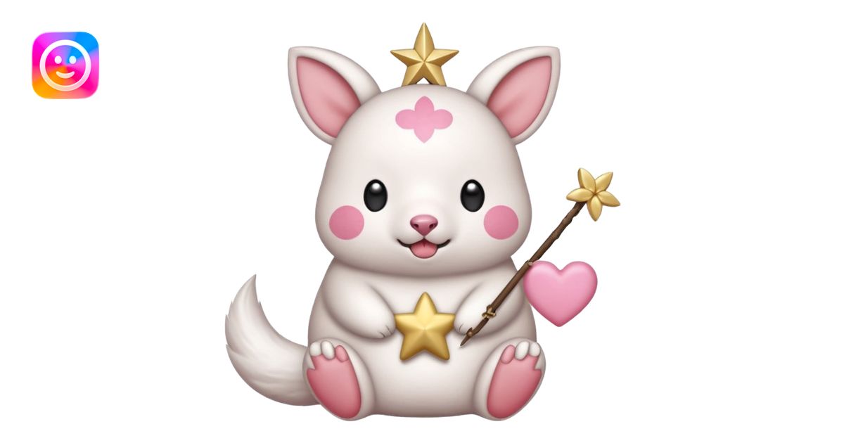 GENERATE ME A MOMONGA WHITE ANIMAL FROM CHIIKAWA AND PUT A SAKURA ...