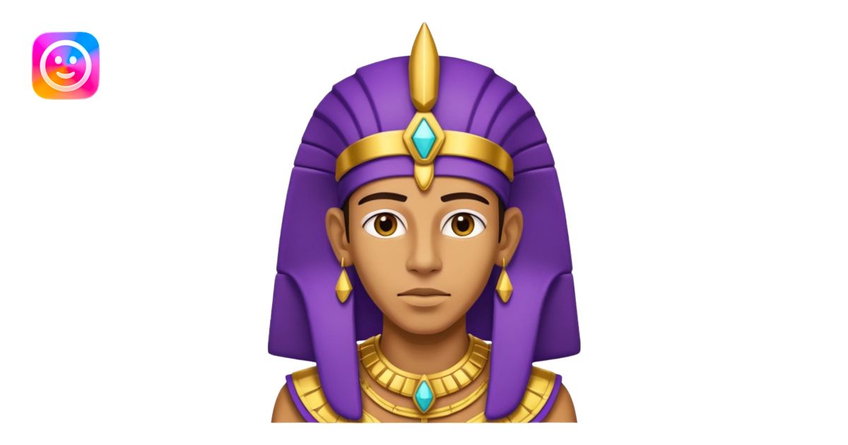 purple Pharaoh emoji | AI Emoji Generator